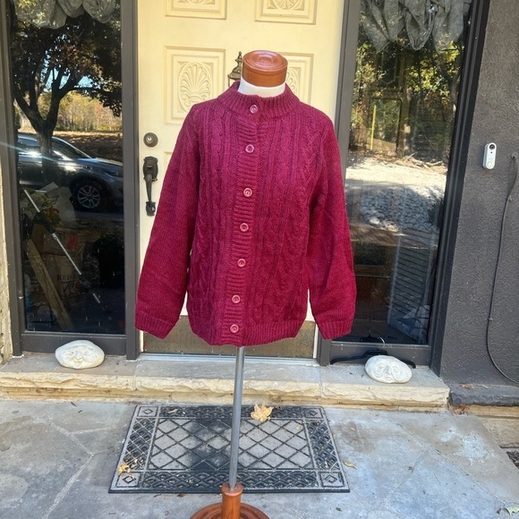 Christopher & Banks | Sweaters | Christopher And Banks Cranberry ...